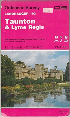 Amazon | Taunton and Lyme Regis (Sheet 193) (OS Landranger Map ...