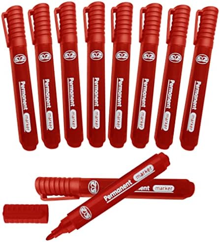 JMS we create smile 6 PCS x Permanent Markers with Thick Bullet Tip ...