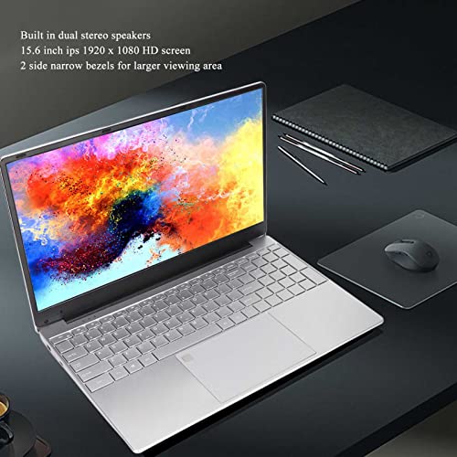 [𝗢𝗙𝗘𝗥𝗧𝗔] Laptop de 15.6 polegadas, laptop ultrafino com tela IPS HD de ...