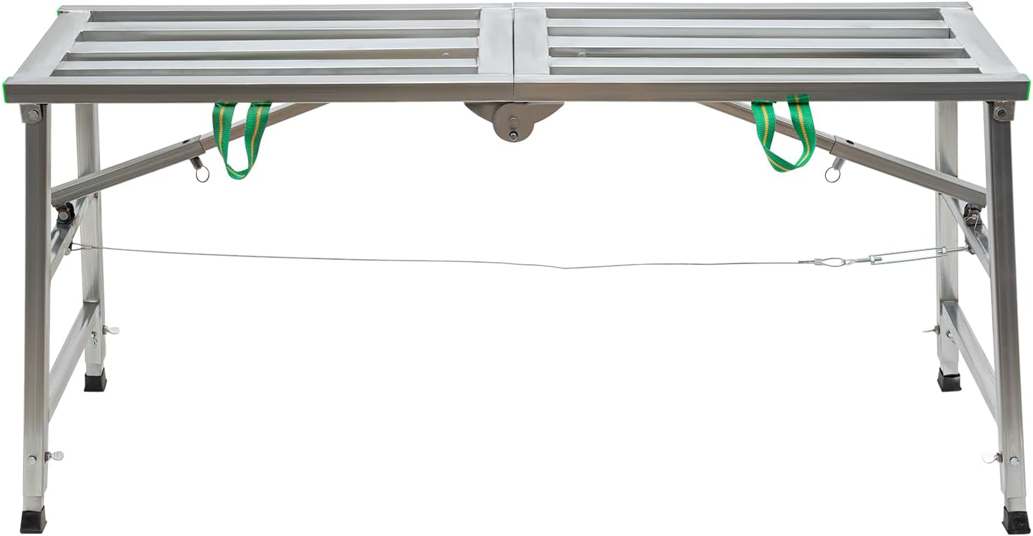 Portable Folding Scaffolding Platform, Adjustable Steel Scaffold ...
