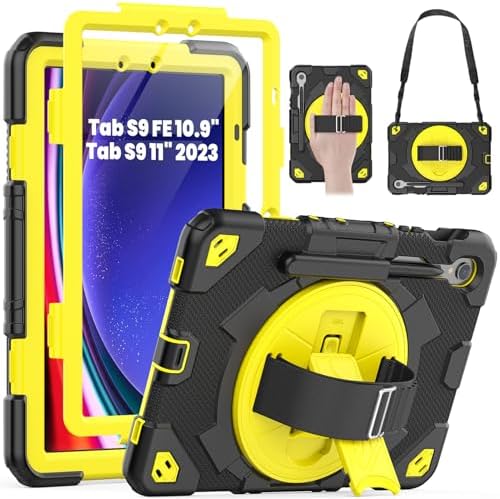 Amazon.com: SEYMAC Case for Samsung Galaxy Tab S9 FE 5G 10.9"/ Tab S9 ...