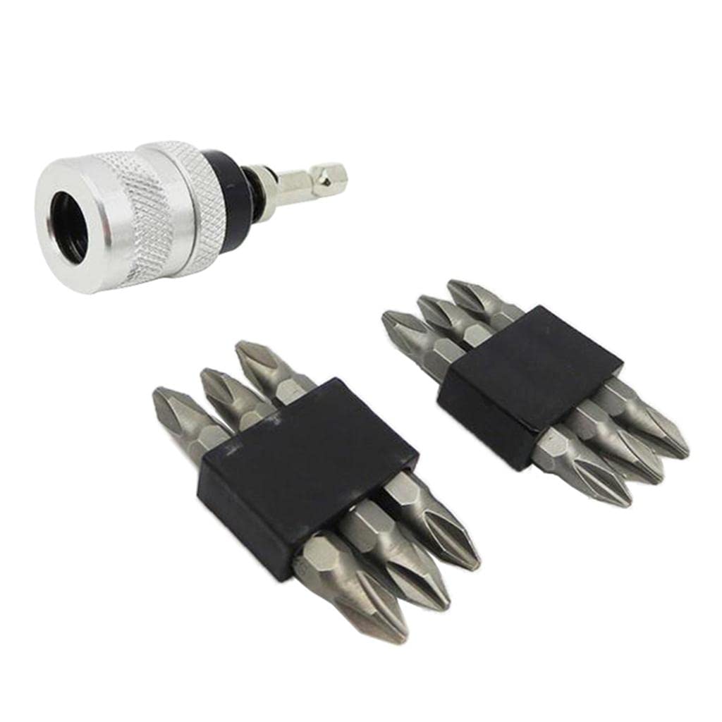 Drywall Screw Depth Setter with Cross Head Screw Screwdriver Bit Set ...