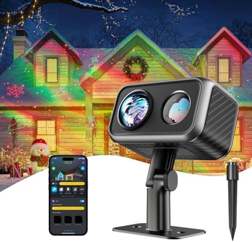 Amazon.com: Govee Outdoor Projector Light, Laser and Aurora Star ...