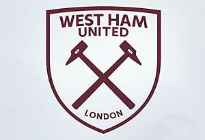 Beautiful Game Official West Ham United Football Club One Colour Crest ...