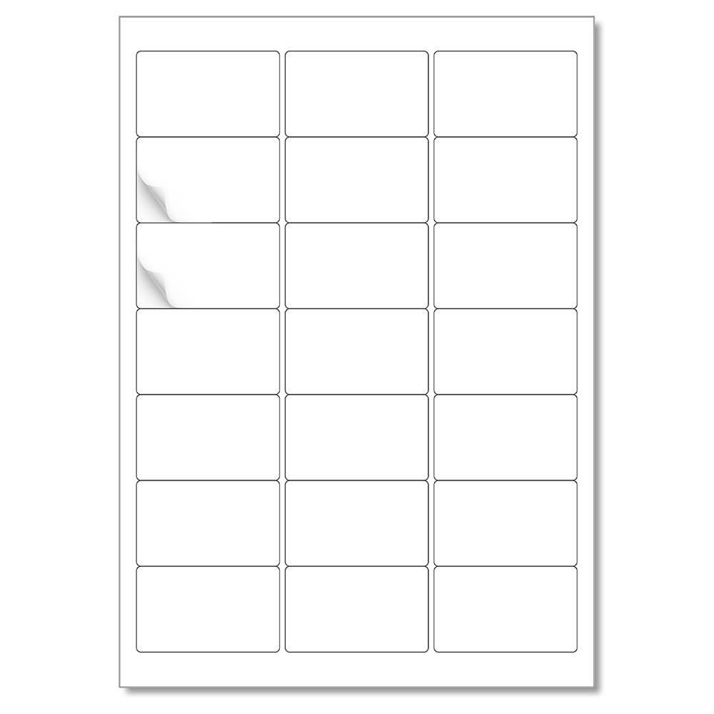 L LIKED A4 Self Adhesive Address Labels, 21 Label Per Sheet, 30 Sheets ...