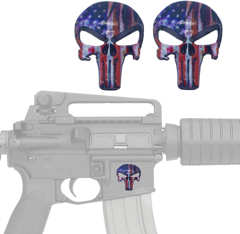 Amazon.com: Tactical 3D Metal Magwell Decal Sticker for Magazine ...