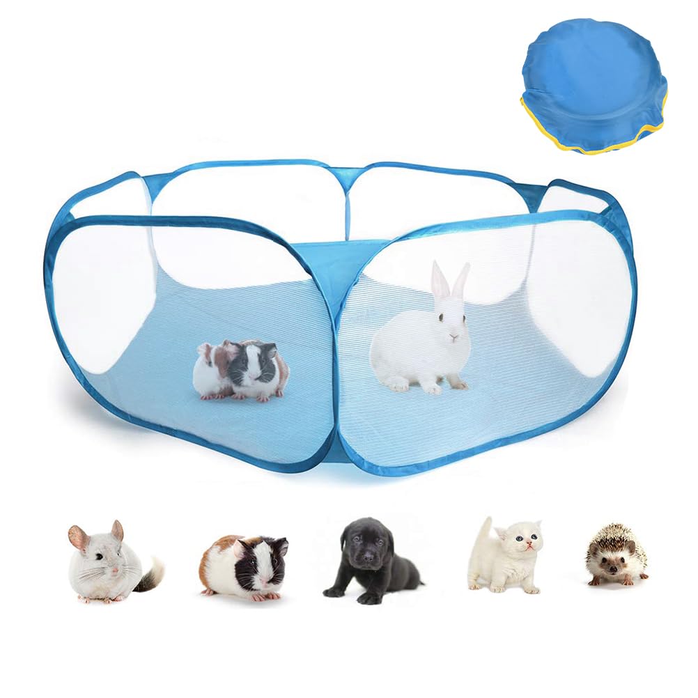 BUYGOO Hamster Playpen Animals Cage Tent, Small Animals Playpen ...