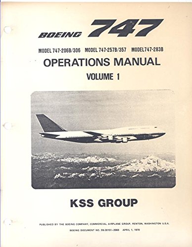 Boeing 747 Model 747-206B/306, Model 747-257B/357, Model 747-283B ...