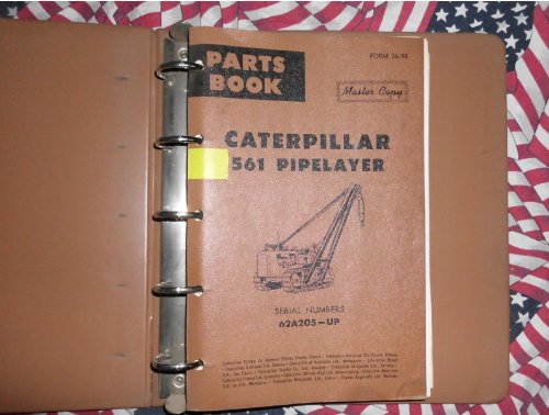 Caterpillar 561 PipeLayer Part Book 62A205 &up CAT: caterpillar: Amazon ...