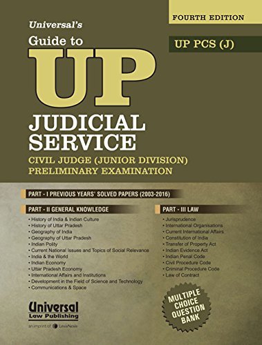 Universal's Guide To Up Judicial Service Civil Judge (Junior Division ...