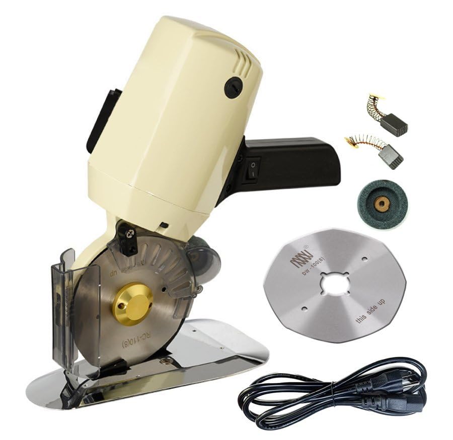 Amazon.com: Electric Rotary Cutter for Fabric, Handheld Fabric Cutter ...