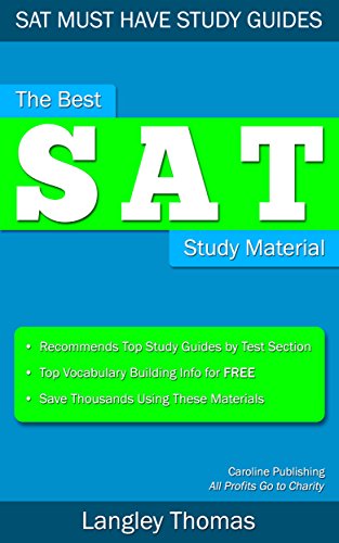 The Best SAT Study Material: SAT Must Have Study Guides eBook : Thomas ...