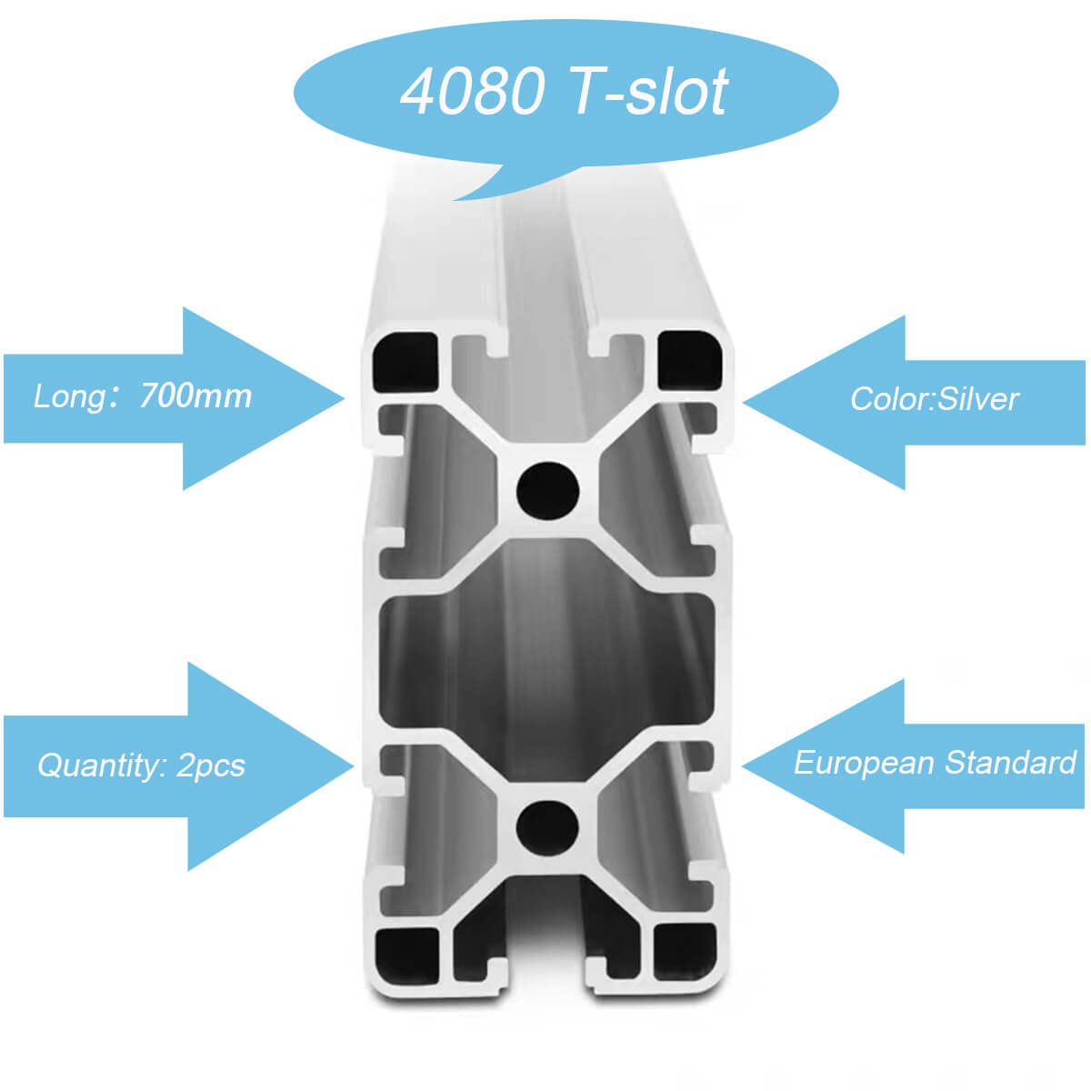 Snapklik.com : 4080 T Slot Aluminum Extrusion For 3D Printer Parts And ...