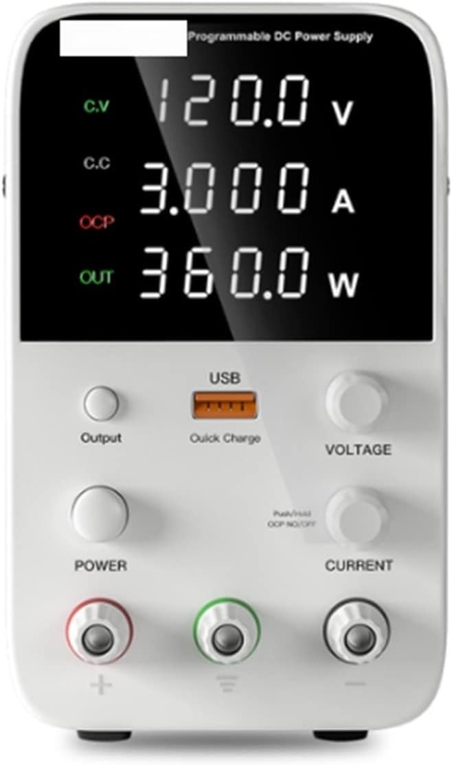 Amazon.com: DC Power Supply Laboratory Workbench LED Digital Adjustable ...