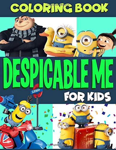 Buy Despicable Me Coloring Book: Adult Kids Books with Fun, Easy ...