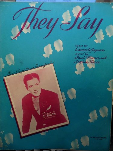 They Say: Edward Heyman, Paul Mann, Stephan Weiss: Amazon.com: Books
