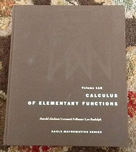Buy Calculus of Elementary Functions (Eagle Mathematics S.) Book Online ...