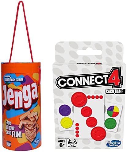 Buy Hasbro Gaming Jenga Tube Pack; Hardwood Blocks; Stacking Tower Game ...