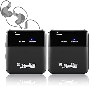 Amazon.com: Moukey Audio Mixer 8-Channel & Wireless in Ear Monitor ...
