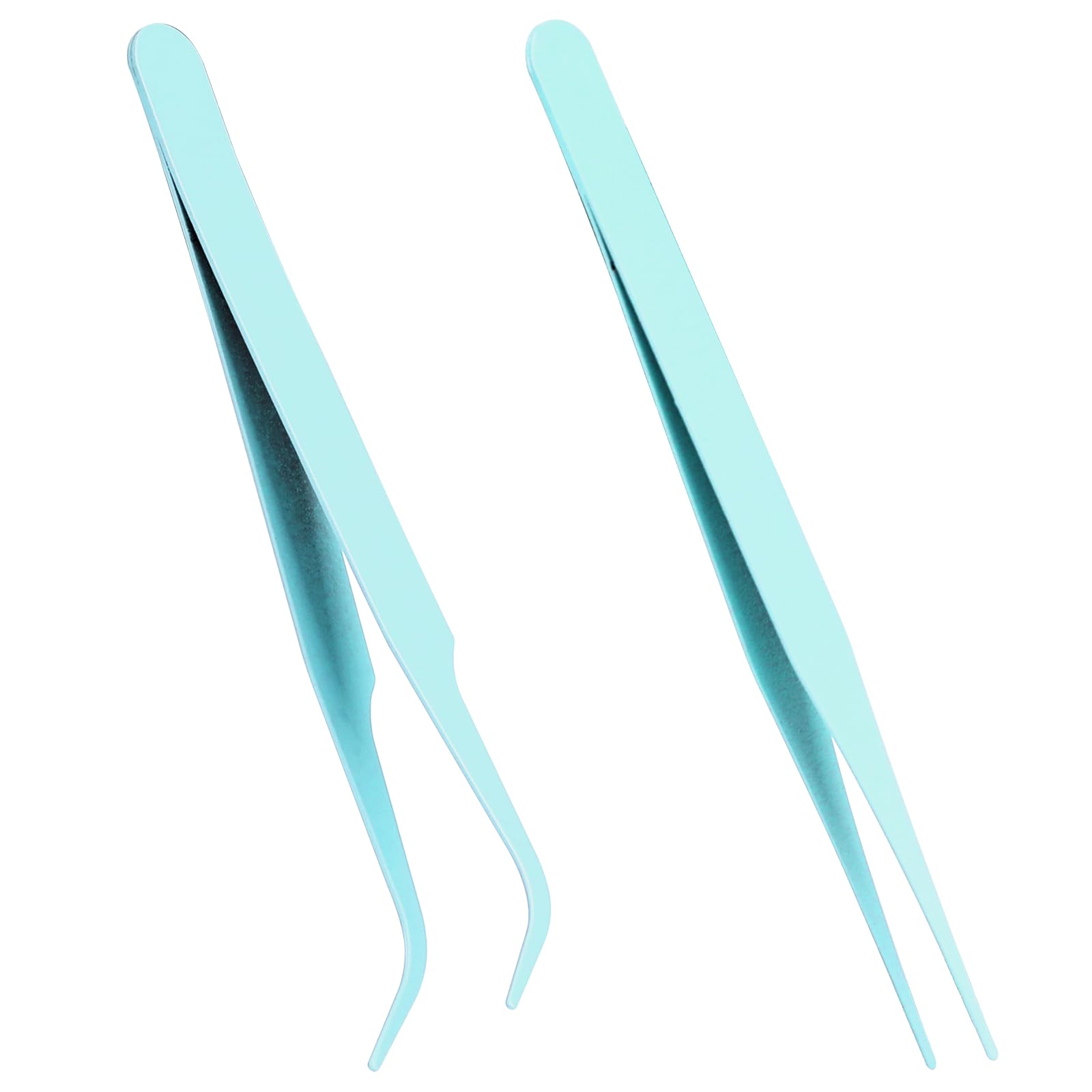 Amazon.com : Craft Tweezers, 2 PCS Stainless Steel Sticker Tweezers Kit ...