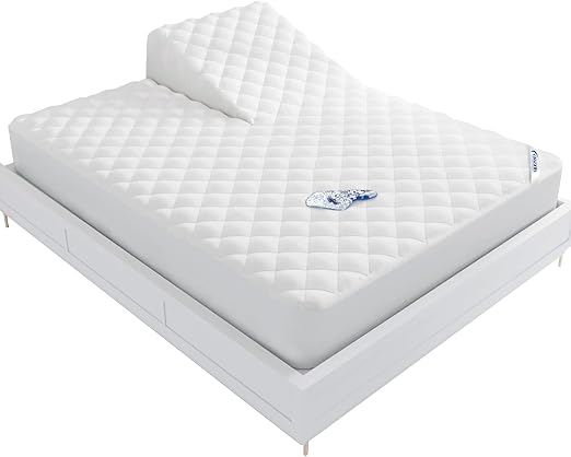 Amazon.com: Waterproof Split Top King Mattress Pad Protector for ...