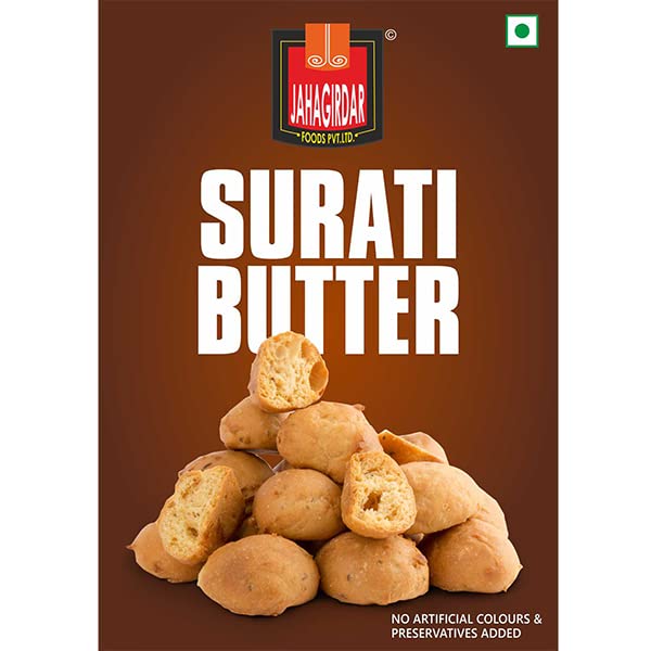 JAHAGIRDAR FOODS Surti Jeera Butter Biscuit for Tea Time Snacks (225g ...
