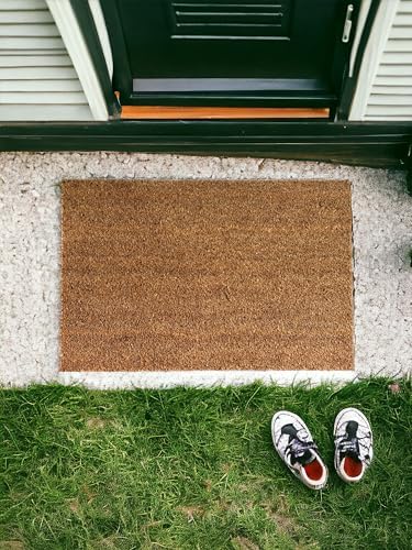 4All Door Mat 40x60cm – Natural Coco Coir Door Mats with Non-Slip Latex ...