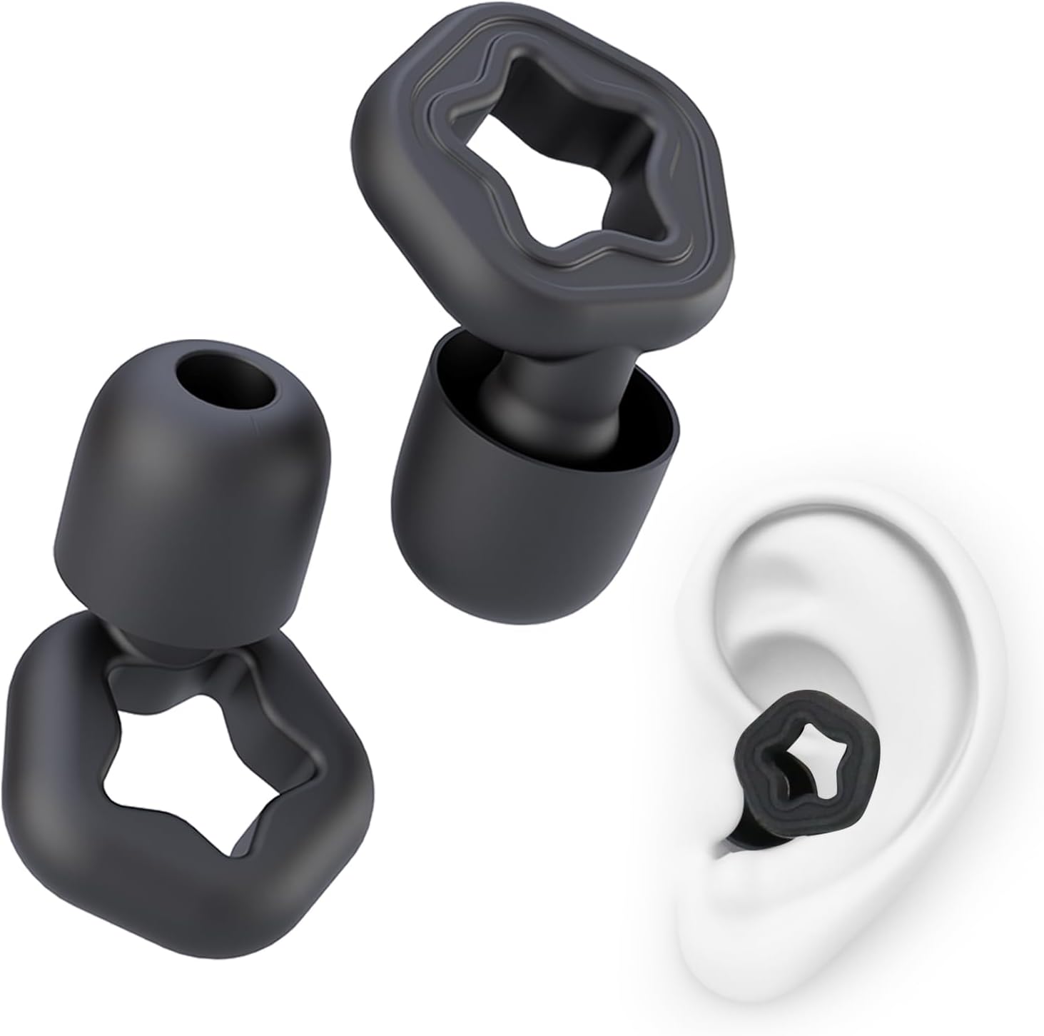 Amazon.com: (3 Pairs) Besosay Silicone Ear Plugs for Sleeping Noise ...