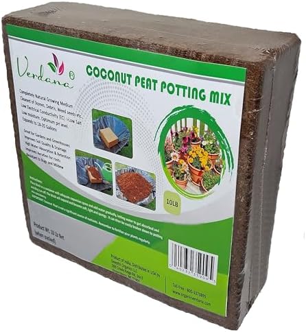 Amazon.com : GrowByCoco 5KG / 11LB Coco Peat Block - Premium Organic ...