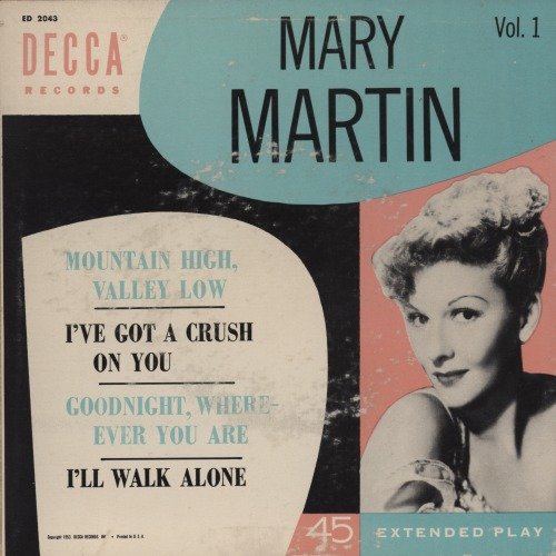 Mary Martin Vol. 1 - Amazon.com Music
