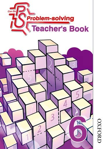Can Do Problem Solving Year 6 Teacher's Book: Foster, Sarah, Ankers ...