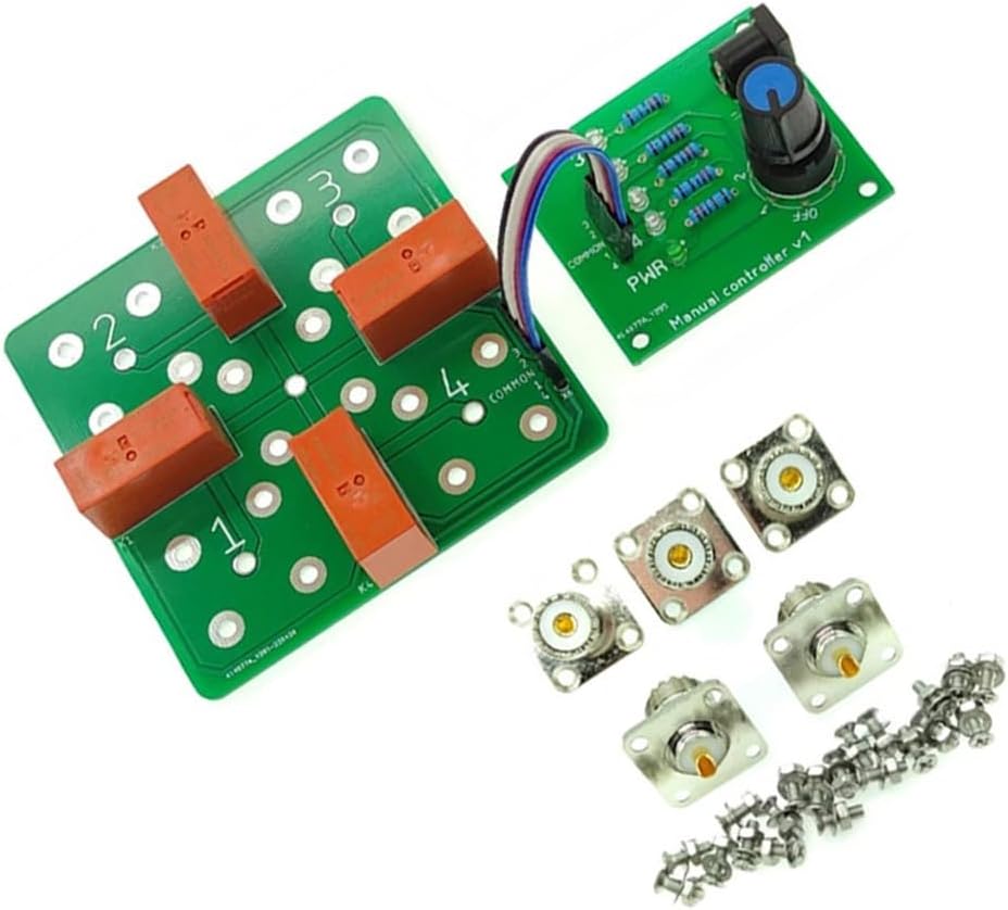 Amazon.com: 4:1 Coaxial Remote Antenna Switch With Controller SO-239 1 ...