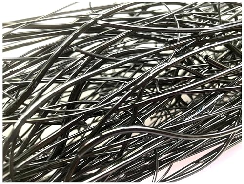 150g black vitrigraph stringers, Bullseye Glass, for glass fusing and ...