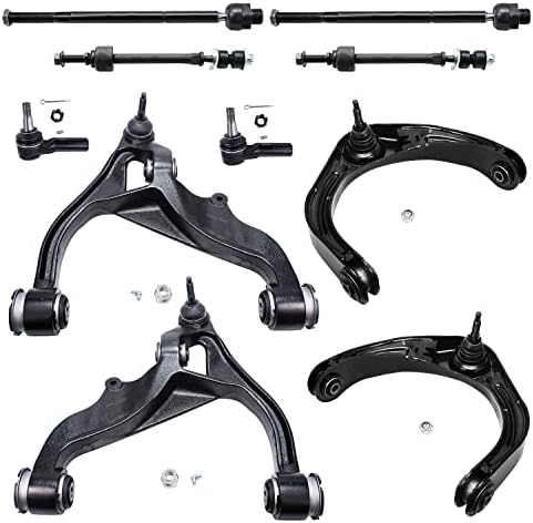 Amazon.com: Detroit Axle - 4WD Front Upper Lower Control Arms + Inner ...
