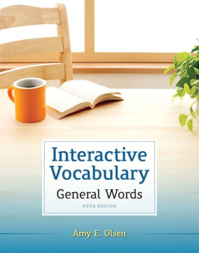 Interactive Vocabulary : Olsen, Amy E.: Amazon.in: Books