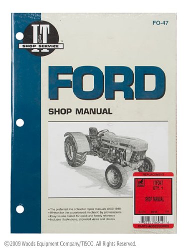 Shop Manual Ford 3230 3430 3930 4630 4830 Tractor: Amazon.com ...