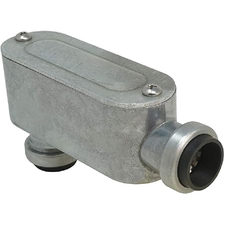 Southwire E-LL-050 1/2" Push Install Type EMT LL Conduit Body, Gray ...