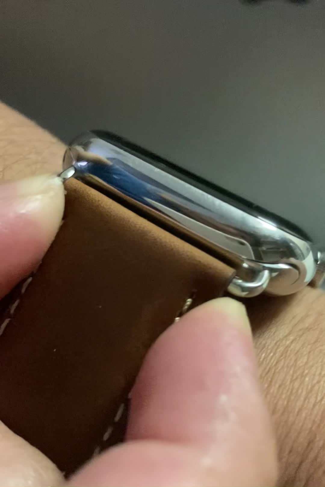 Watch it feels good on wrist, but attaching metal portion is poorly ...