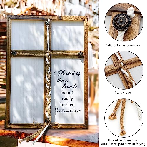 Snapklik.com : Three Strands Cord Wedding Unity Sign, 16 22 A Cord Of ...