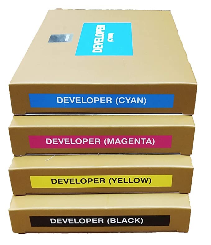 BTBESTTON XEROX 7545, 7345, 7525, DEVELOPER TRI COLOR COMBO PACK SET ...