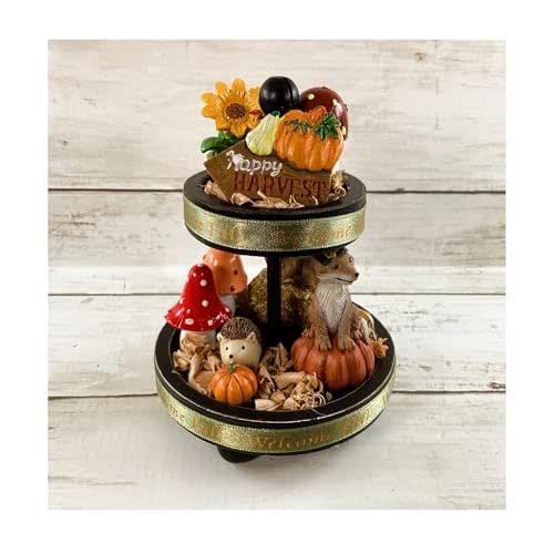 Amazon.com: AGD Fall Decor - Harvest Critters Small Miniature Fairy ...