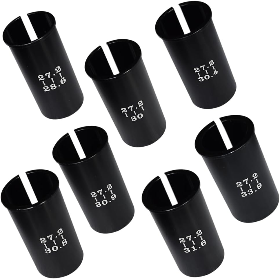 Amazon.com : Xmomx Set of 7 Sizes Bike Seat Post Adapter Shim Seat Post ...