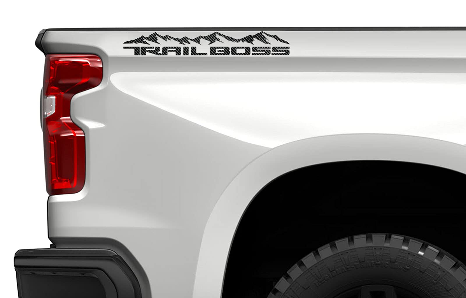Chevy Silverado Decals Pair Chevrolet Silverado 2022+ 2023 Side Doors