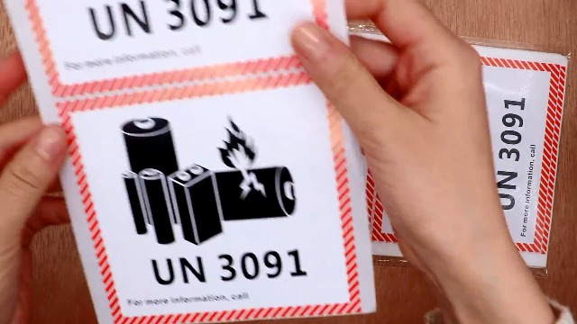 Watch UN3091 Warning Stickers on Amazon Live