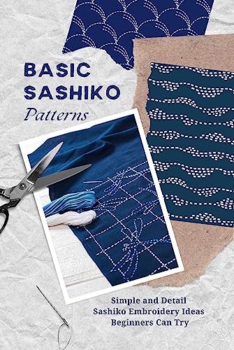 Amazon.com: Basic Sashiko Patterns: Simple and Detail Sashiko ...