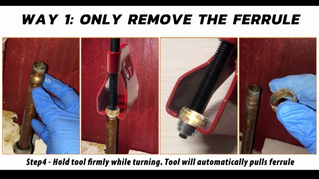 Watch Compression Sleeve Puller Tool Remove Ferrule & Nut Of Pipe, red ...