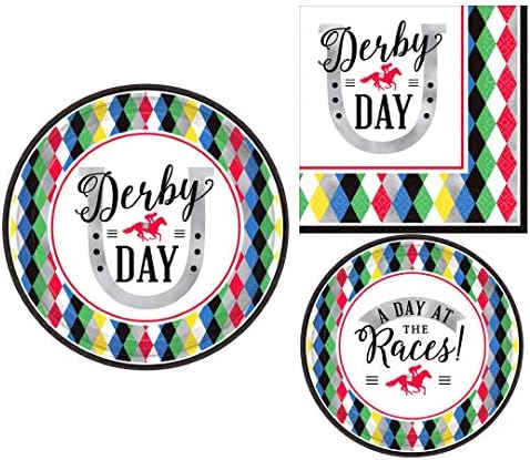 Amazon.com: Horse Racing Derby Party Supply Pack in Derby Day Design ...