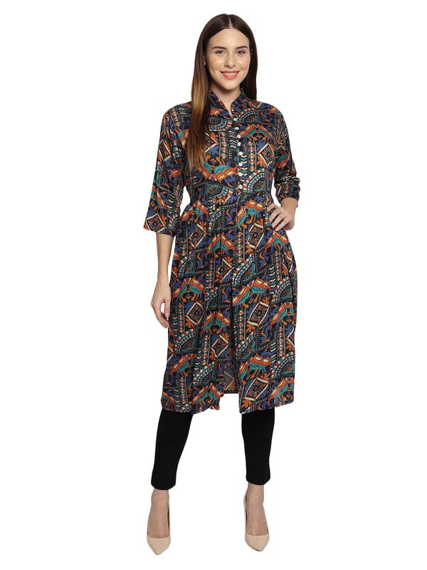 Buy Licera Stylish Trendy Front Open Short Kurti for Women at Amazon.in