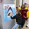 Amazon.com: PARTYLOUD Shark Party Games, Pin The Fish on The Shark ...
