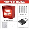 Amazon.com: TRUCFUSION Fire Department Box with Combination Lock and ...